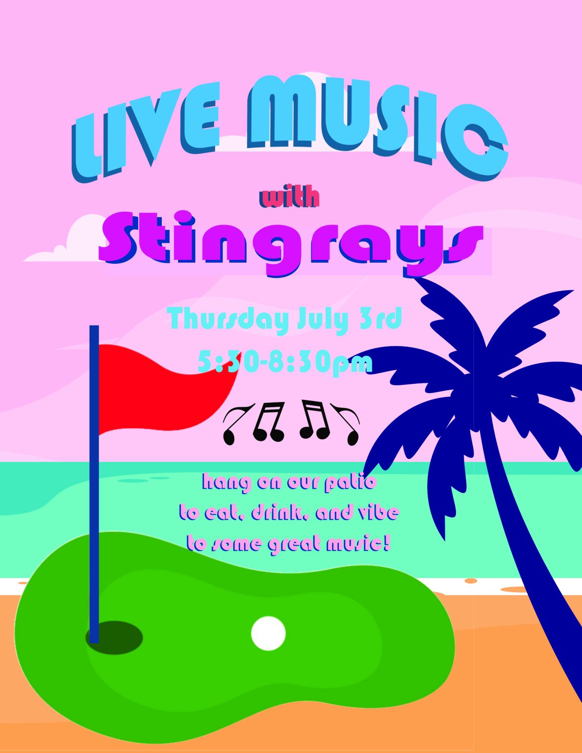 Live Music Stingrays 4th of July Eve - Cape Charles
